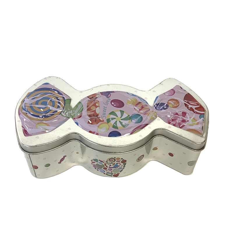 Custom printed candy shape metal candy tins | tin manufacturers