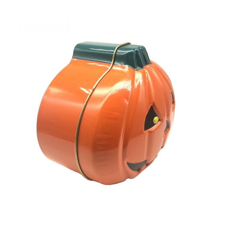 Halloween Decoration Pumpkin Tin Box Candy Tins | tin manufacturers