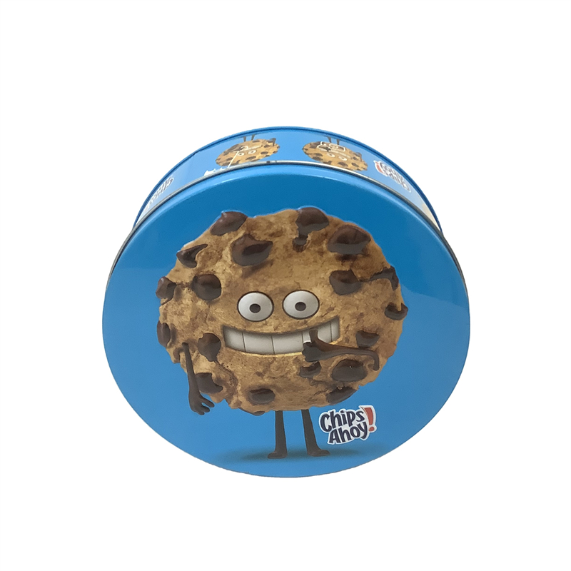 Metal Use Packaging Round Cookie Tin Box | tin manufacturers
